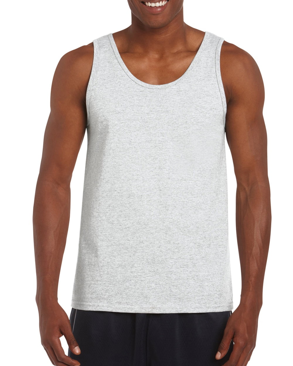 Gildan Ultra Cotton Tank Ash - Walmart.com
