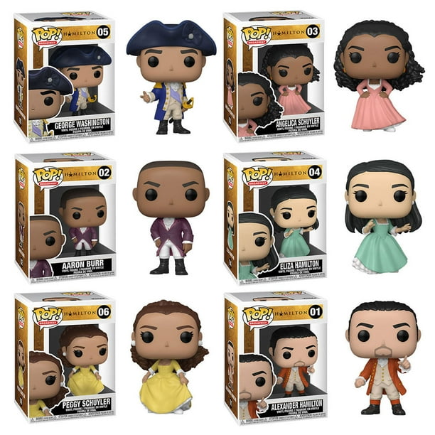 Funko POP! Broadway - Hamilton: The Musical Vinyl Figures - SET OF 6 ...
