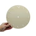 Clock Face for Crafts, DIY Unfinished Wood Clock Face Blank, 9" Round ...