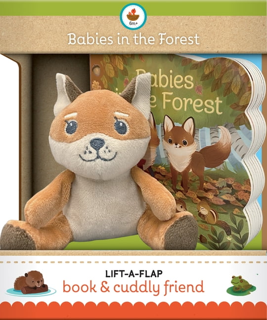 Children's Interactive Lift-A-Flap Board Book and Cuddly Plush Toy ...