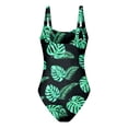 Afdoent One Piece Swimsuit For Women Bathing Conservative V Neck Full ...