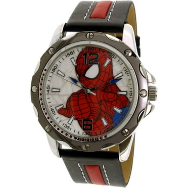 Marvel Spider-Man Men's Gold Cardiff Watch, 1-Pack - Walmart.com