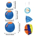 22" Calming Jumbo Ball for Medium Large Dogs, Tear-Resistant Inflatable ...