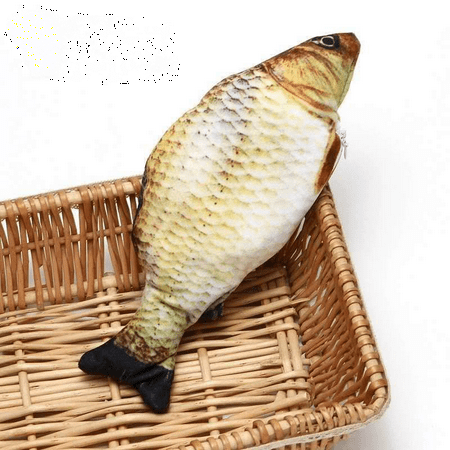 Mobile cat kick toy, puppy swing fish cat toy soft fish, sports kitten ...