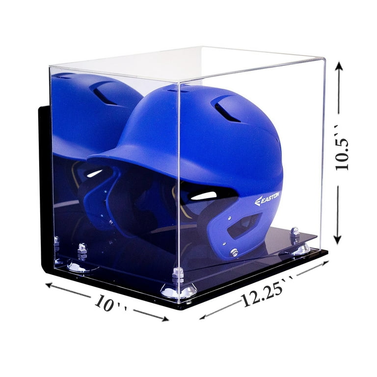 Baseball Helmet Display Case Slatwall Hat Display And Cap Display