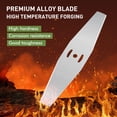 8PCS Metal Lawn Mower Blade Set, Heavy Duty Brush Cutter Replacement ...