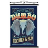 Disney Dumbo - Feather Wall Poster with Magnetic Frame, 22.375" x 34 ...