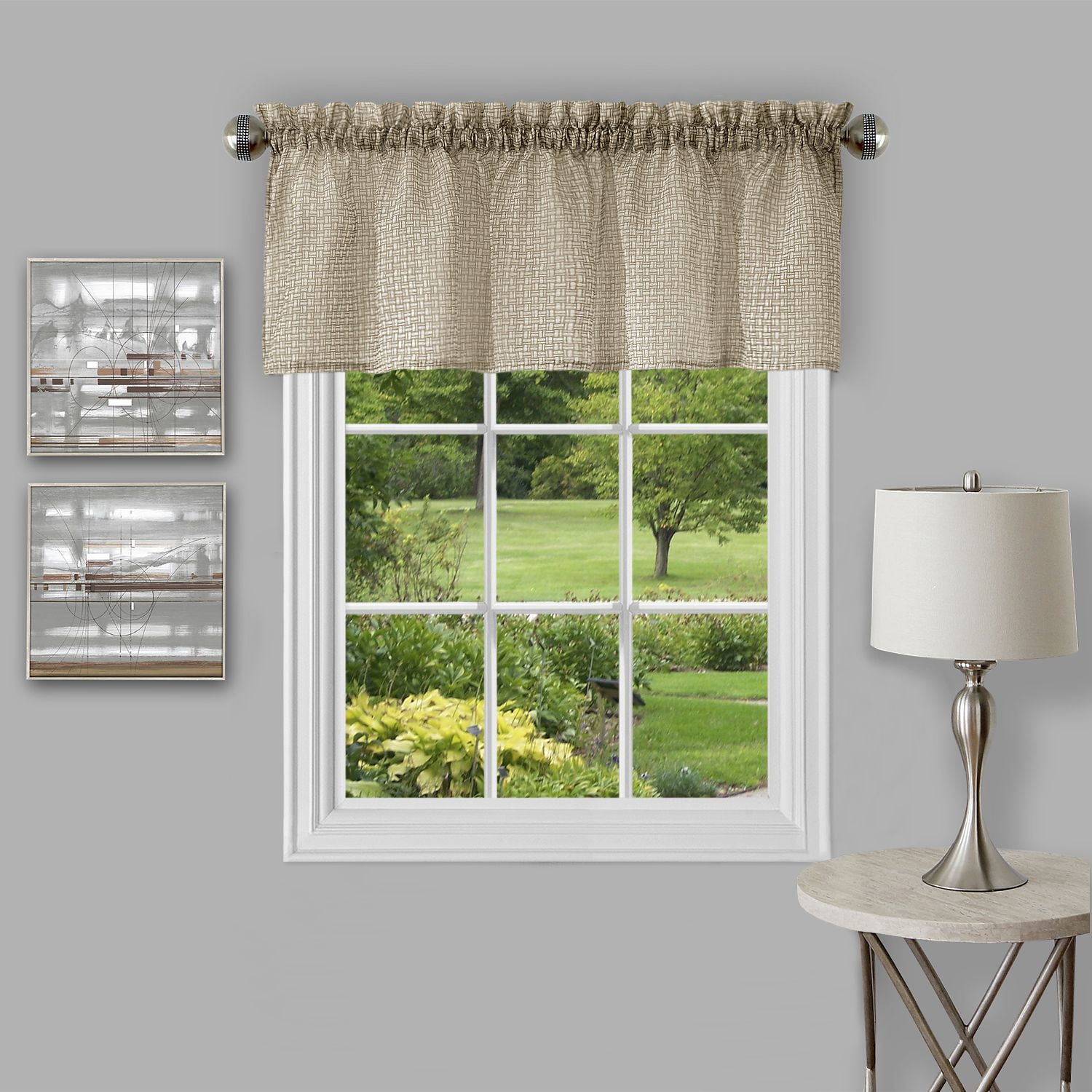 Richmond Window Curtain Valance - Walmart.com