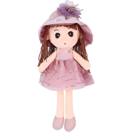 Plush Dolls for Girls, Kawaii Plush Dolls 17 inch Stuffed Plush Girl ...