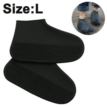 Waterproof Shoe Covers, Non-Slip Water Resistant Overshoes Silicone ...