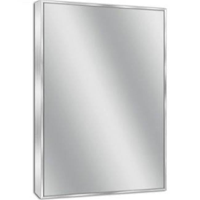 Headwest Spectrum Brush Nickel Wall Mirror - Brushed Nickel - 24 X 30 ...