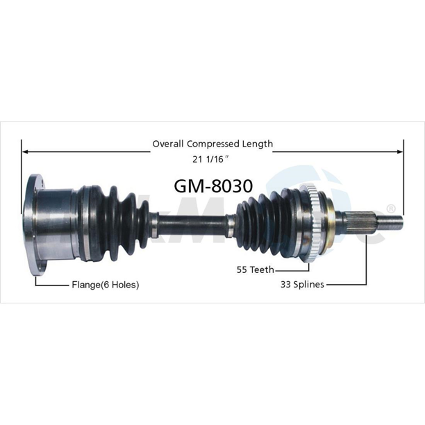 Chevrolet Tracker Cv Axle Shaft