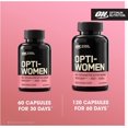 Optimum Nutrition Opti-Women Daily Active Multivitamin Supplement, Iron ...