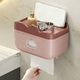 CaiYueKe Wall Mount Toilet Paper Holder Bathroom Tissue Box Dispenser ...