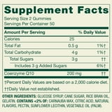 Spring Valley CoQ10 Dietary Supplement Gummies for Heart Health, 200 mg ...