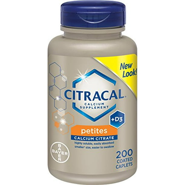 2 Pack - Citracal Petites with Vitamin D3 200-Count 200 Tablets Each ...