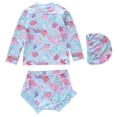 Big Girls Swimsuit Cartoon Three Piece Suitable For Children And Adults ...