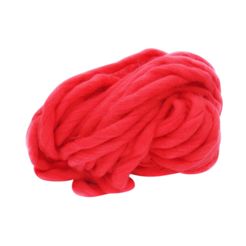 Super Chunky Wool Yarn Bulky Arm Knitting Wool Roving Crocheting Yarn ...