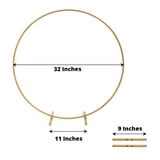Efavormart Gold Metal Round Hoop 32" - Elegant DIY Wedding Centerpiece ...