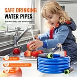 KFFKFF 15ft RV Heated Water Hose, Prevents Freezing Down to -45°F, Self ...
