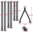 Aluminum Alloy Suspension Links Set Linkage for Axial SCX24 AXI00005 ...