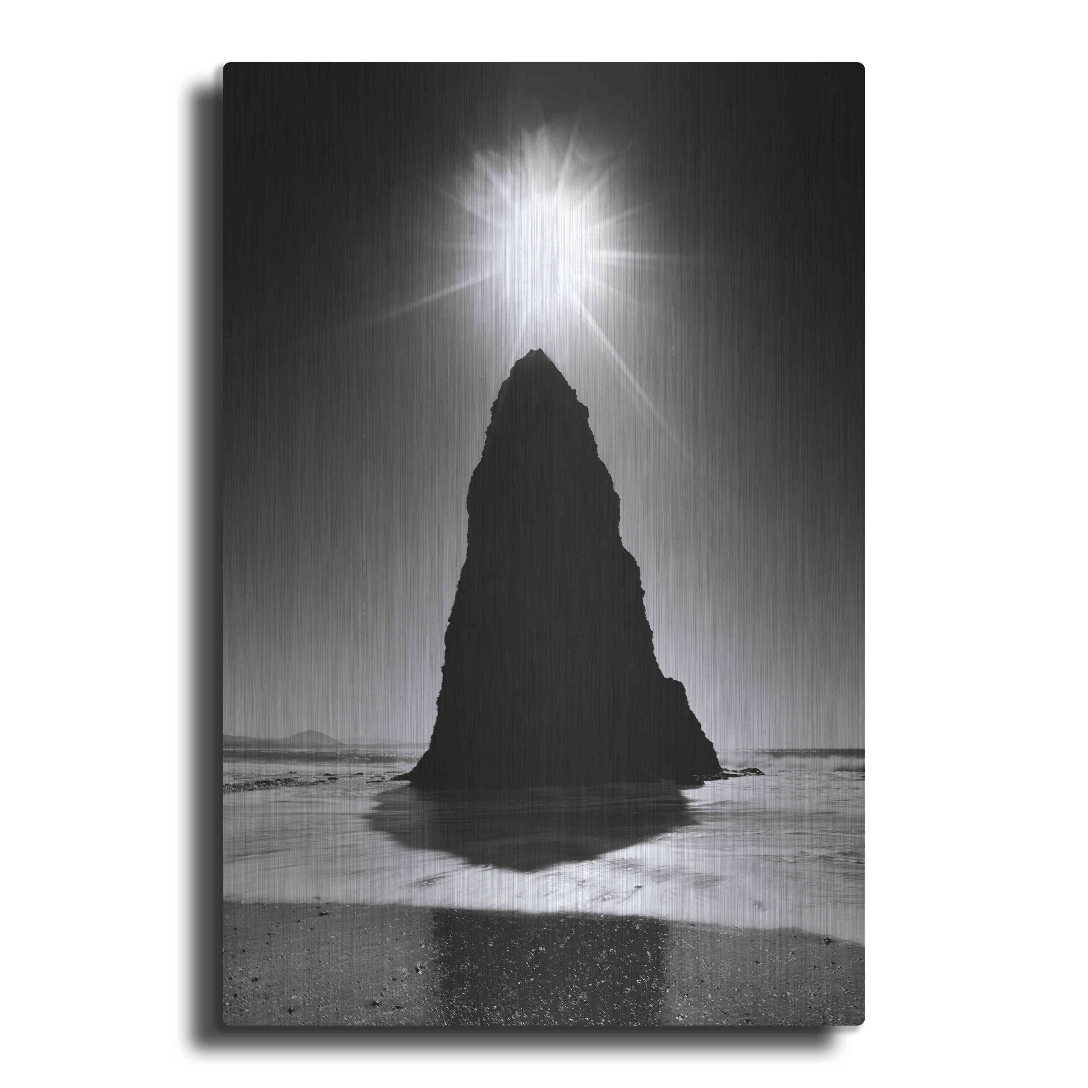 Luxe Metal Art 'Rock Pillar Sun' by Thomas Haney, Metal Wall Art, 16 ...