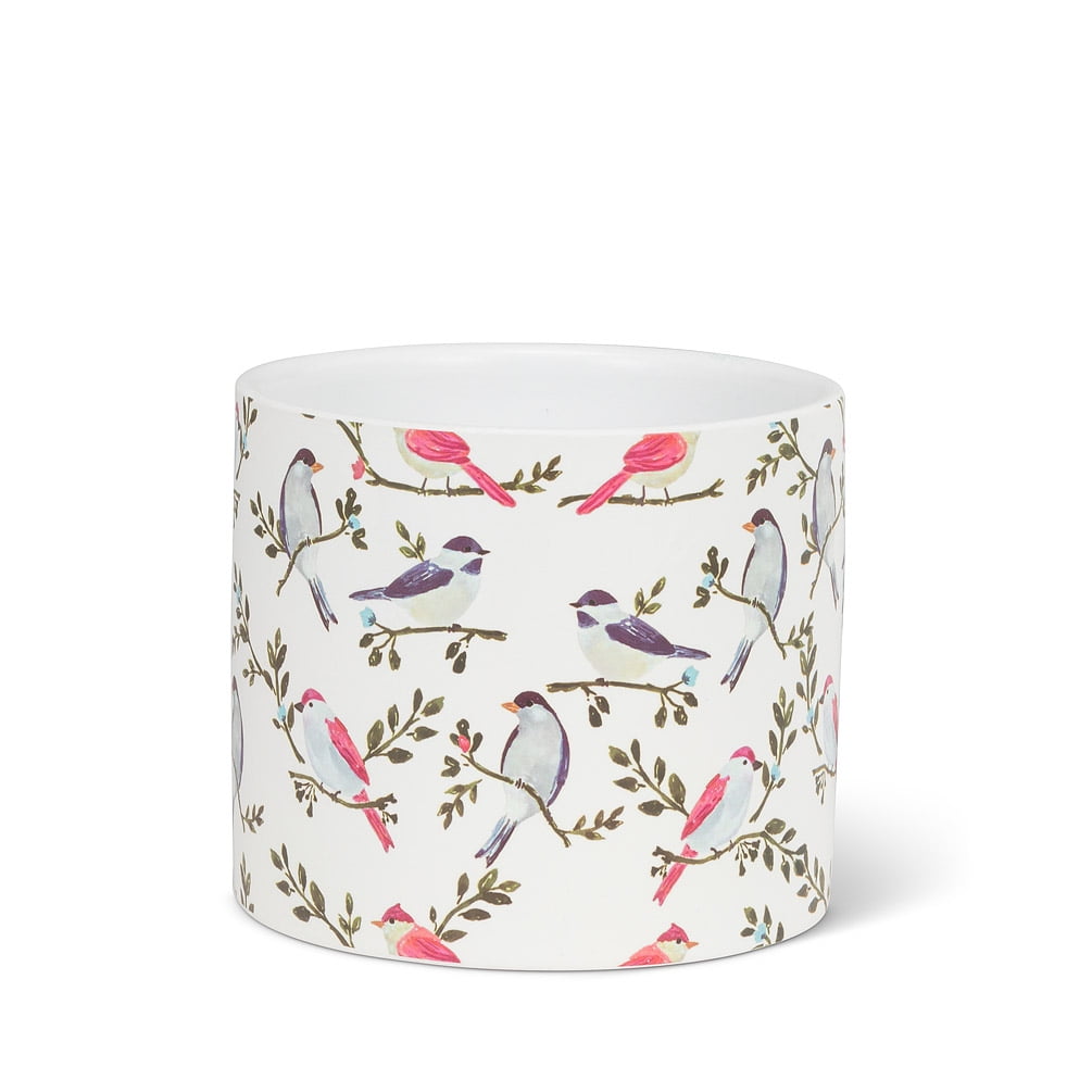 Set of 2 Small Blue & Pink Bird Planter - Walmart.com