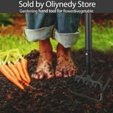 LCOKEIY Stirrup Hoe and Cultivator with Adjustable Handle 32-62inch ...