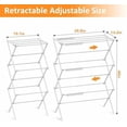 3 Tier Drying Rack Clothing,Foldable & Portable Clothes Drying Rack ...