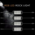 Sunpie Series Connection Rectangle Series 4pcs RGB-W LED Rock Lights ...