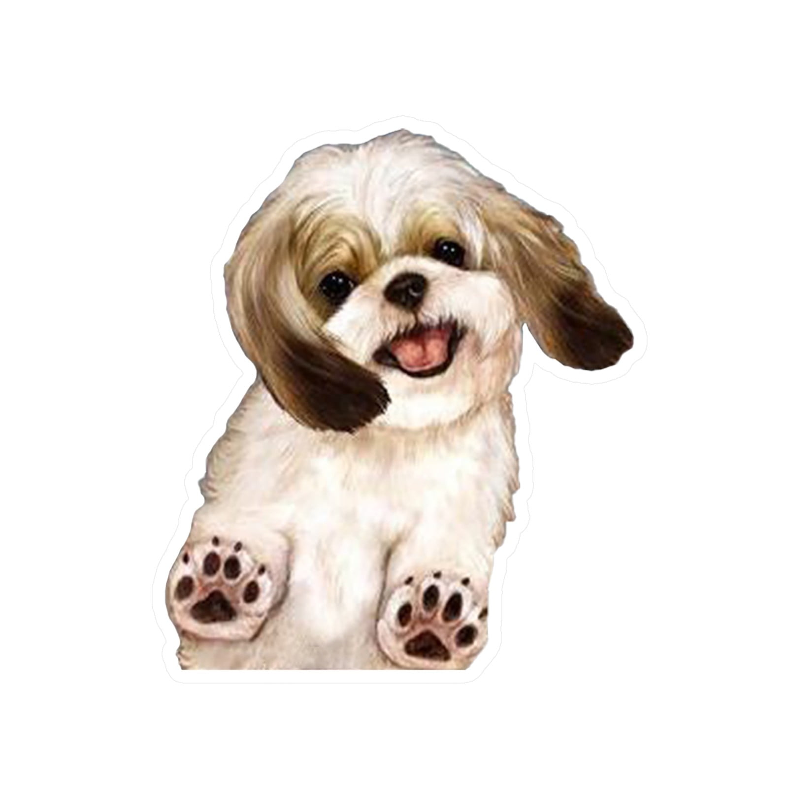 Stickers Waterproofs Animal Stickers Cute Window Car Dog Bumper ...