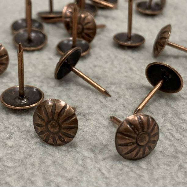 Bronze Upholstery Nails, 500 Pieces Decorative Nails, Vintage ...