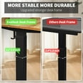 Adjustable Height Standing Desk with 4 Drawers, 30 Inches Wide ...