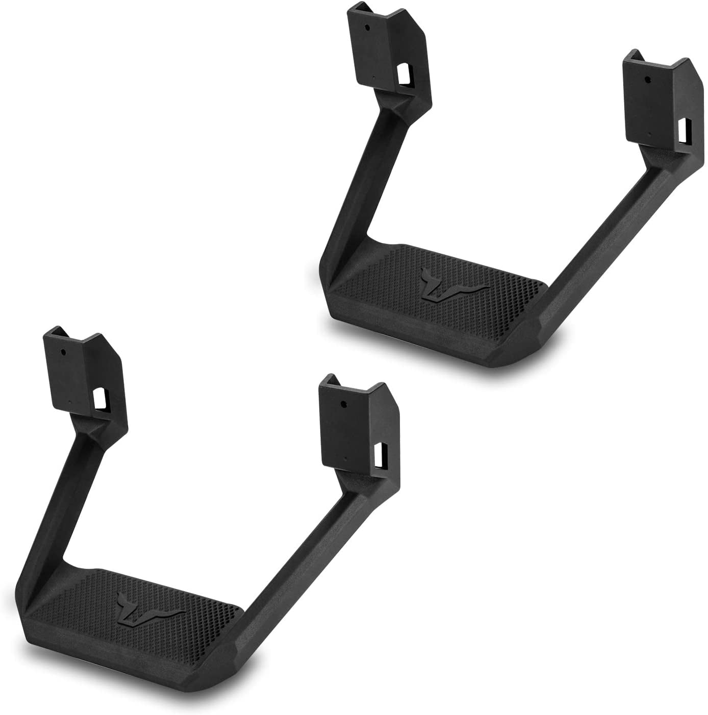 Bully 5002 Series Aluminium Truck Side Steps Set of 2 - Black - Walmart.com