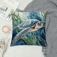 COMIO Coastal Turtle Throw Pillow Covers Nautical Beach Pillow Case Sea ...