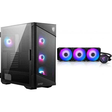 M MPG Velox 100R - Mid-Tower Gaming PC Case: Tempered Glass de Panel, 4 ...