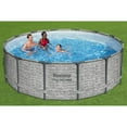 "Bestway Metal Pro MAX 14' x 48"" Round Above Ground Pool Set" - Walmart.com