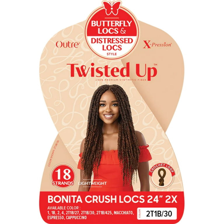OUTRE X-PRESSION TWISTED UP BONITA CRUSH LOCS 24 2X, 60% OFF
