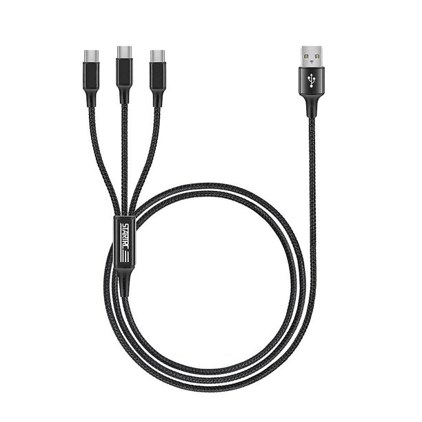 3 In 1 Usb To Type-c Drone Charging Cable 1.2m For Fpv Motion Remote ...