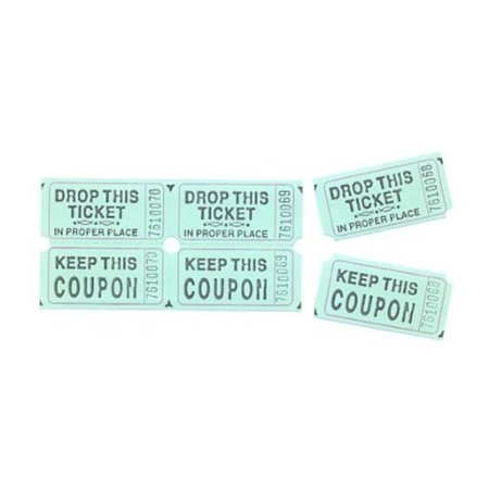 Fun Express green Double Roll Raffle Tickets (Set of 2000) | Walmart Canada