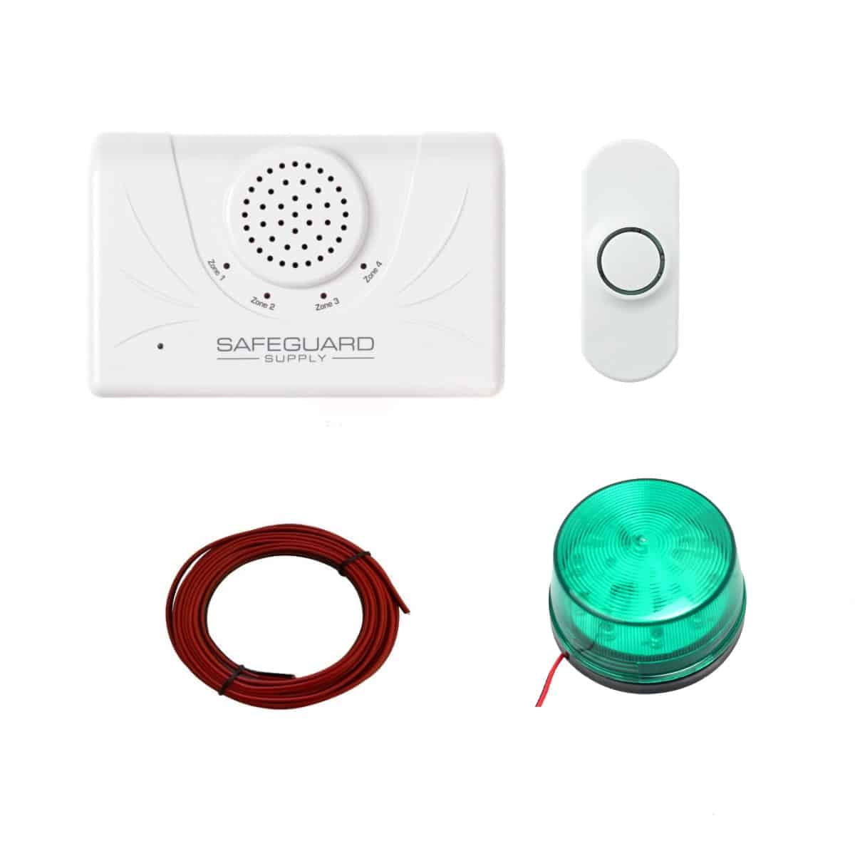 ERA-PBDCR-STROBE Wireless Door Buzzer for Business (Green) - Walmart.com