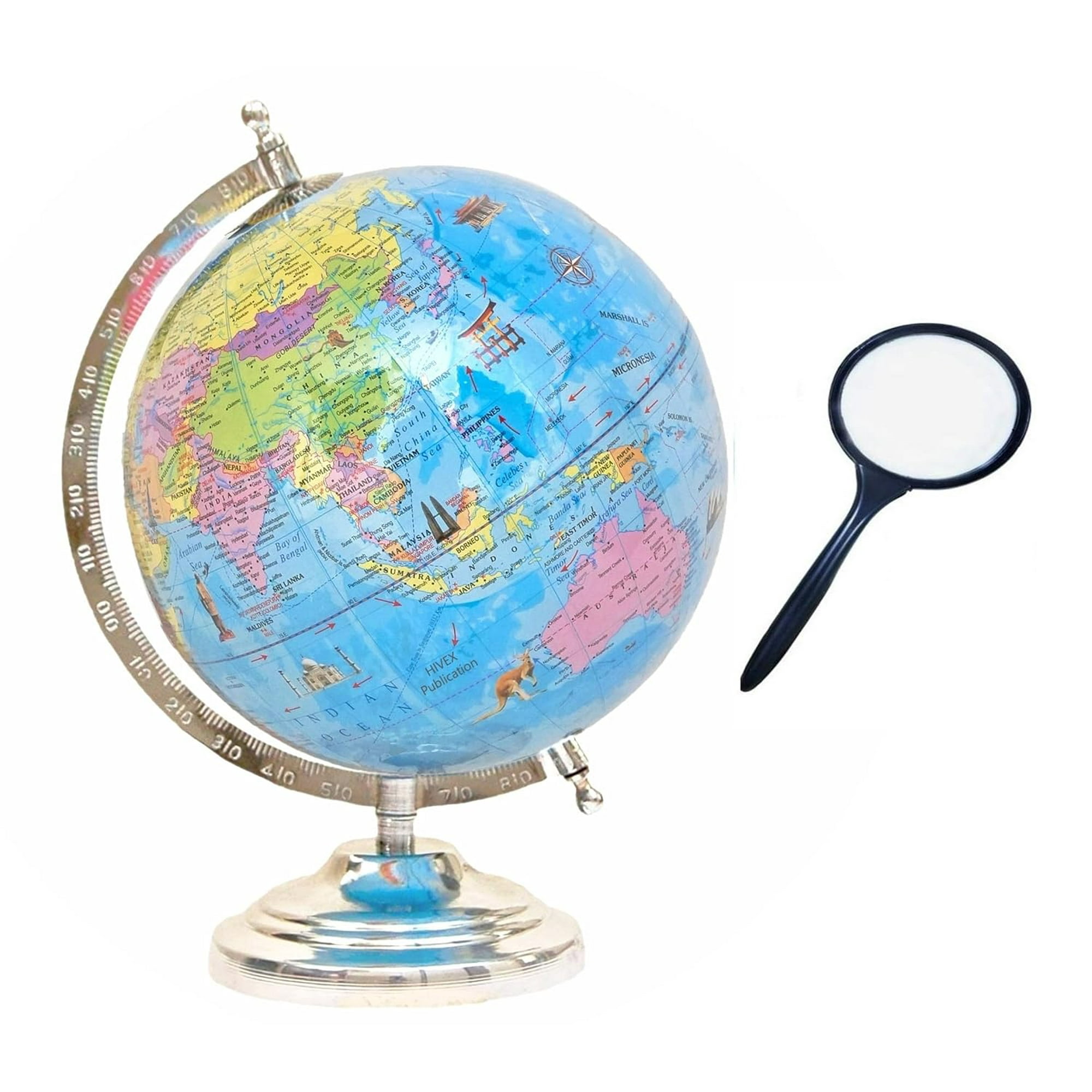 Click here for Paper Piolet Educational Globe 8 Inch With Magnify... prices
