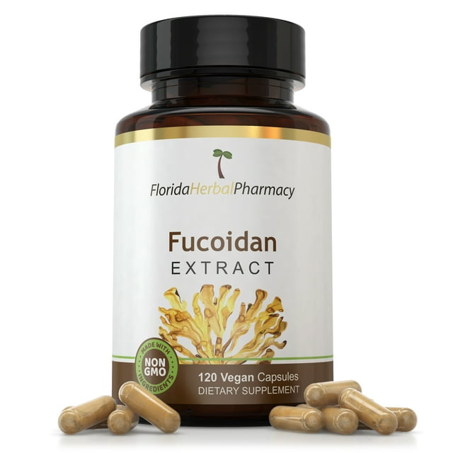 Florida Herbal Pharmacy, Fucoidan Extract Capsules 10:1 (120 Capsules ...
