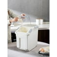 HANAMYA 25 Liter / 40 lbs Rice Storage Container with Measuring Cup ...