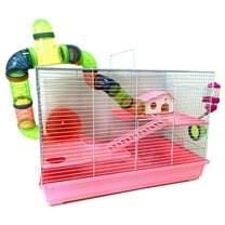 23" LARGE 3-Levels Hamster Mansion Mouse Habitat Home Small Animal ...