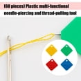 60Pcs Plastic Sewing Threader Quick Threading Tool Sewing Machine ...