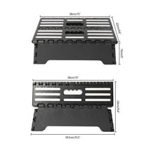 ZenStyle 4 Step Ladder, Folding Steel Step Stool, Rubber-Gripped Steps ...