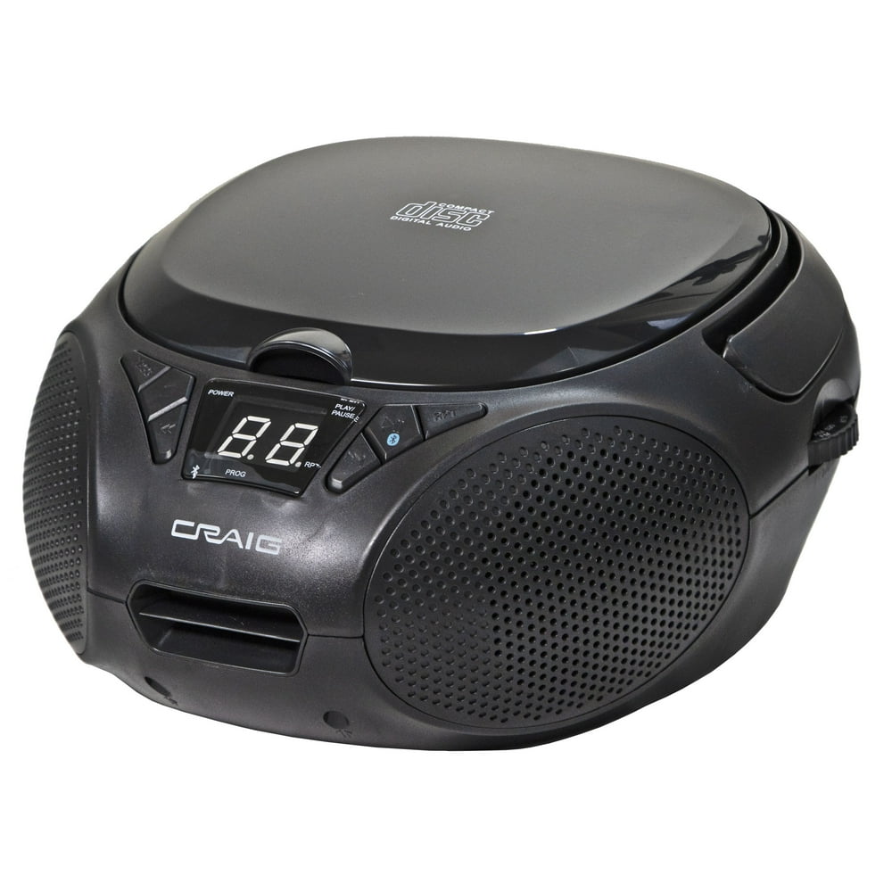 Craig Bluetooth CD/Radio Boombox, Black, CD6925BT - Walmart.com ...