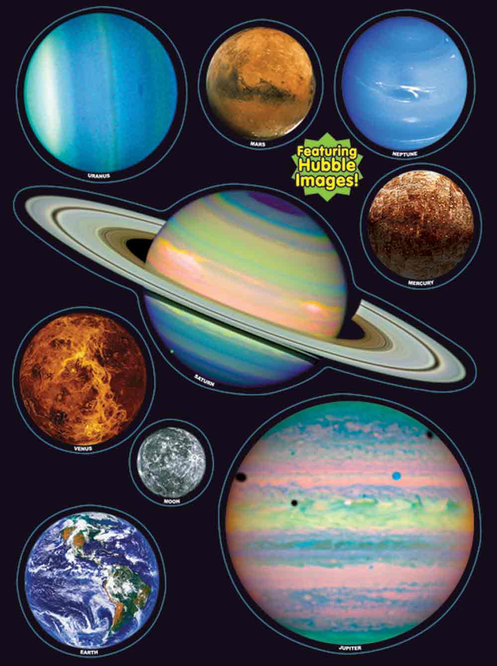 Paper Stickers Stickers, Labels & Tags Planet in Space Sticker Die Cut ...