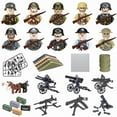 24pcs/batch WW2 Military Character WW2 Army Building Blocks Military ...